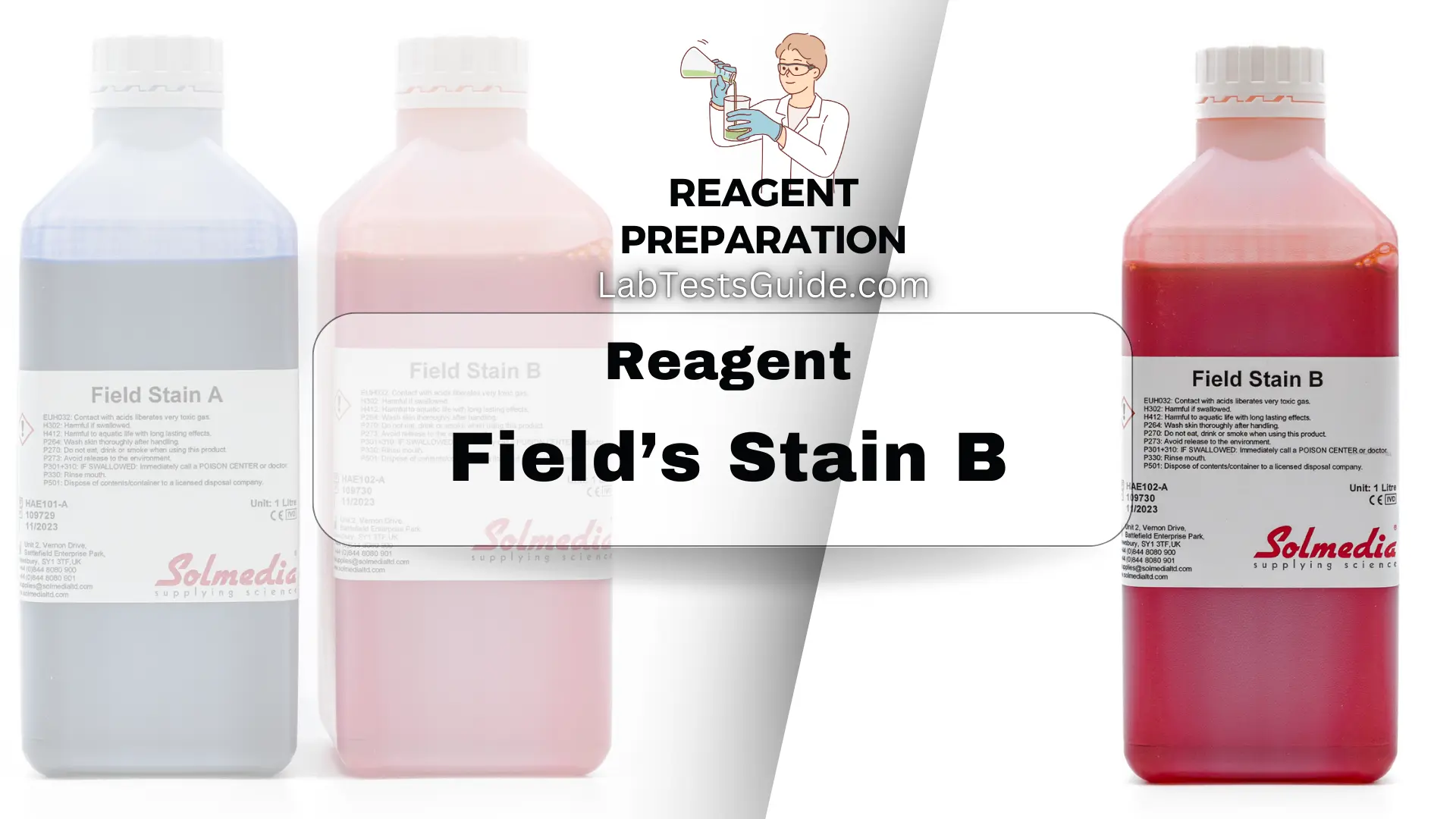 Field's Stain B Preparation, Composition, Uses and Precautions | Lab ...