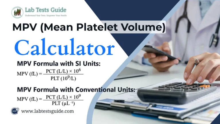 TCR how you calculate | Lab Tests Guide